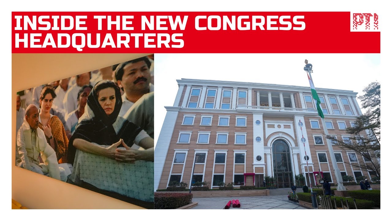 PTI Exclusive: Inside view of Indira Gandhi Bhawan, the Congress' new ...