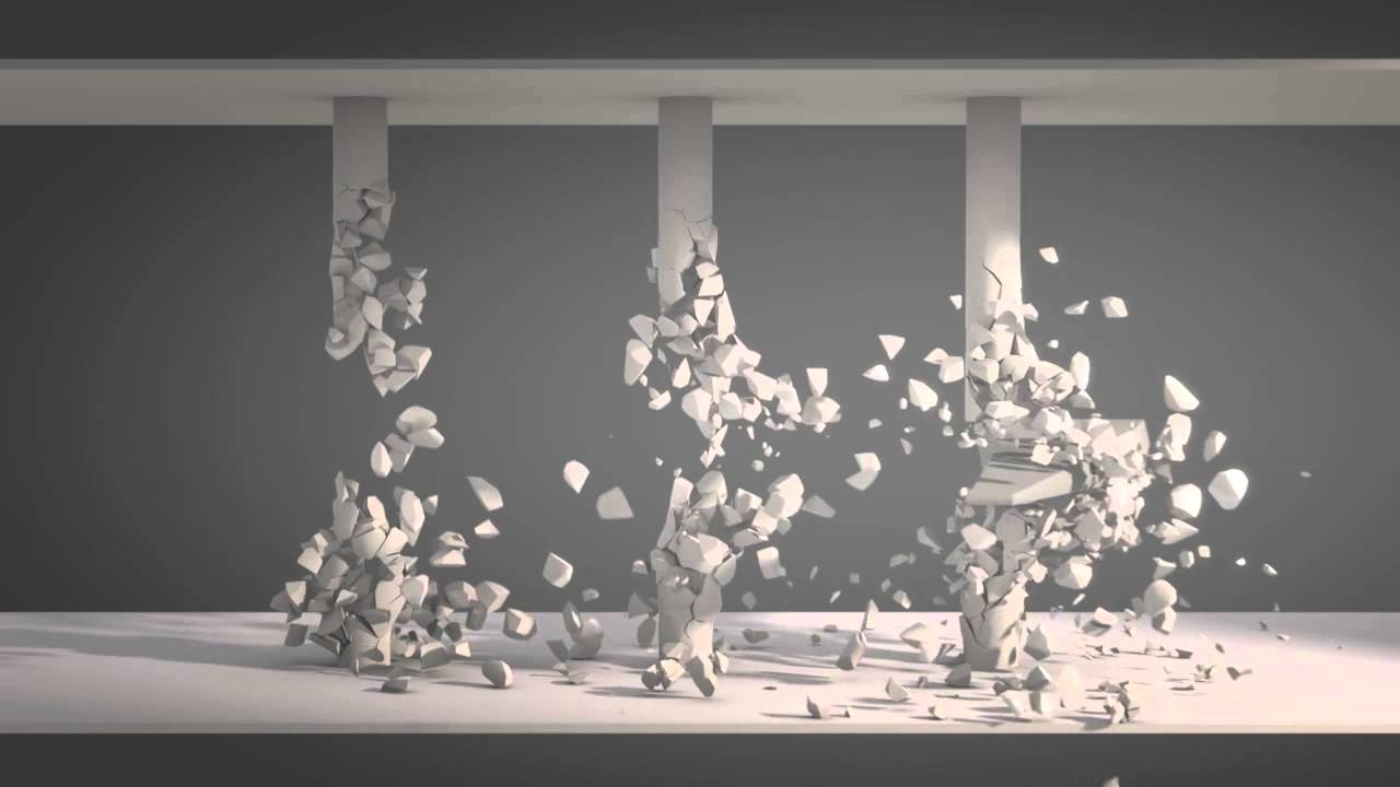 Rayfire Smashing Pillars R&D - YouTube