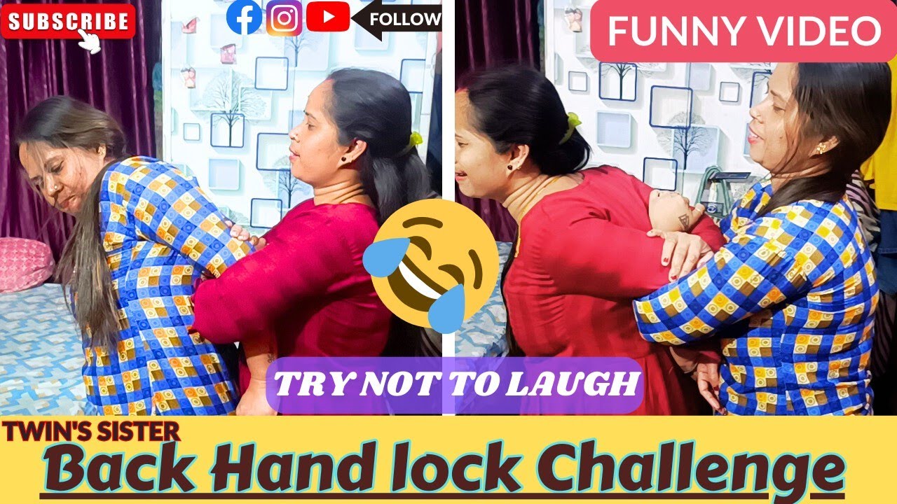 Back Hand lock Challenge vlog #challangevlog #funnyvlogs - YouTube