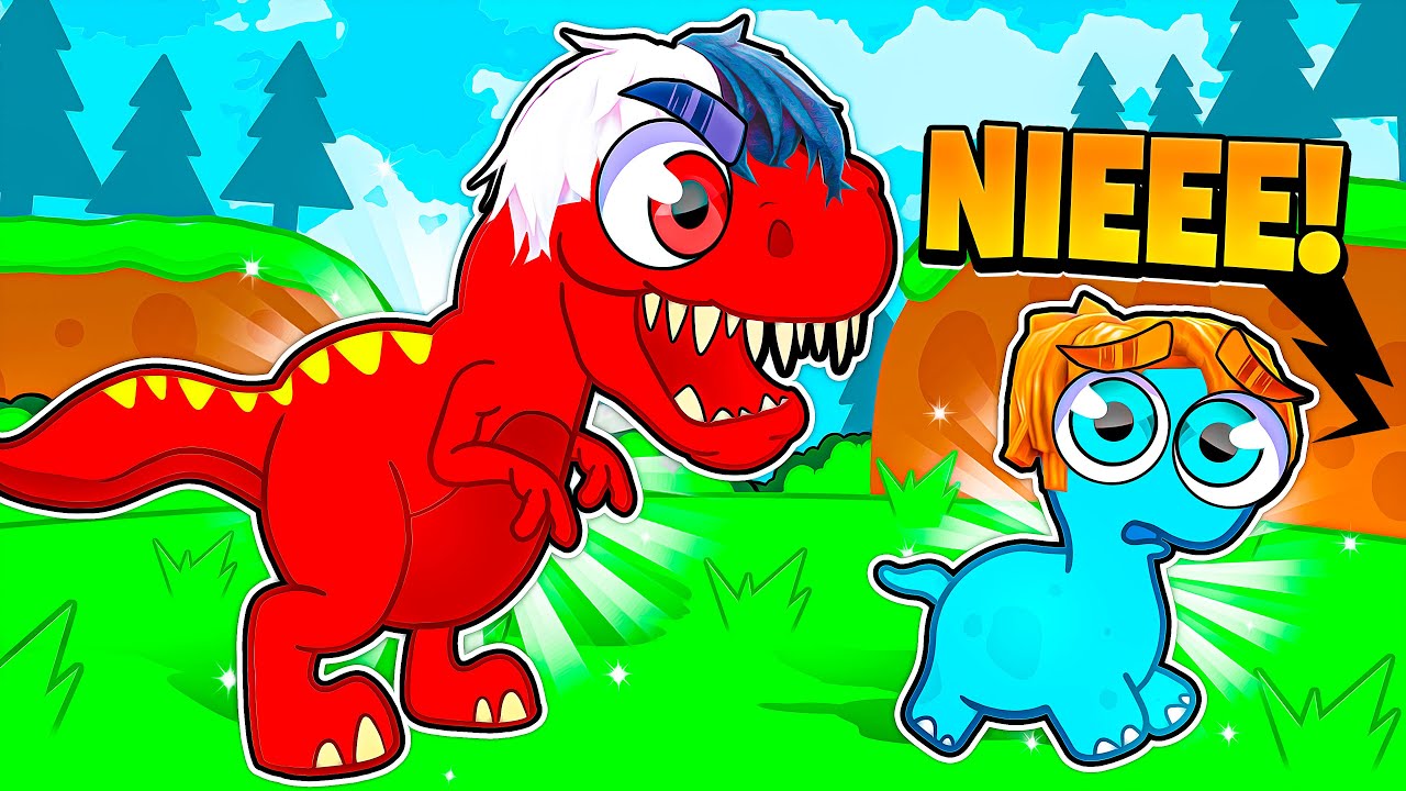 ZMIENIŁEM SIĘ W DINOZAURA I ZJADAM WSZYSTKO w ROBLOX (Dinosaur ...