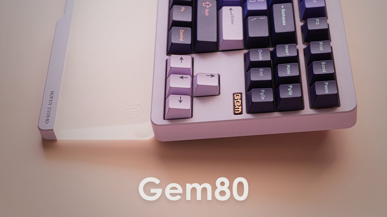 Nuphy Gem80 Unboxing , Build , Showcase , Multiple Config Typing Sounds ...