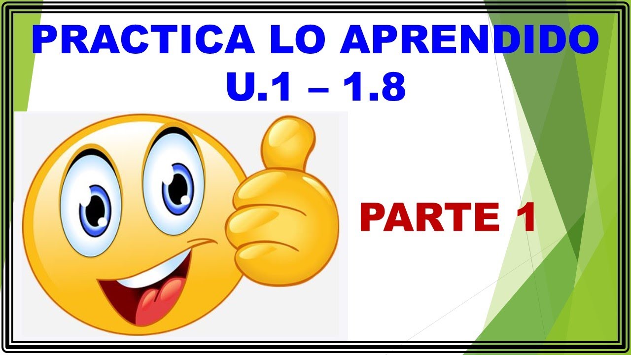 18 Practica Lo Aprendido 13 Youtube