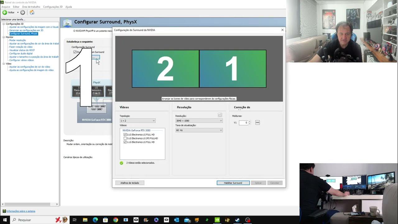 How to activate 3 screens for race car games How to activate 3 monitors ...