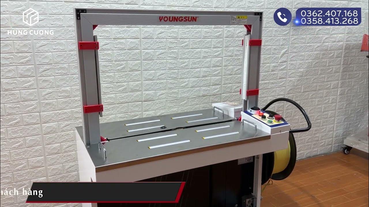 Máy đai thùng tự động MH-301A - YouTube
