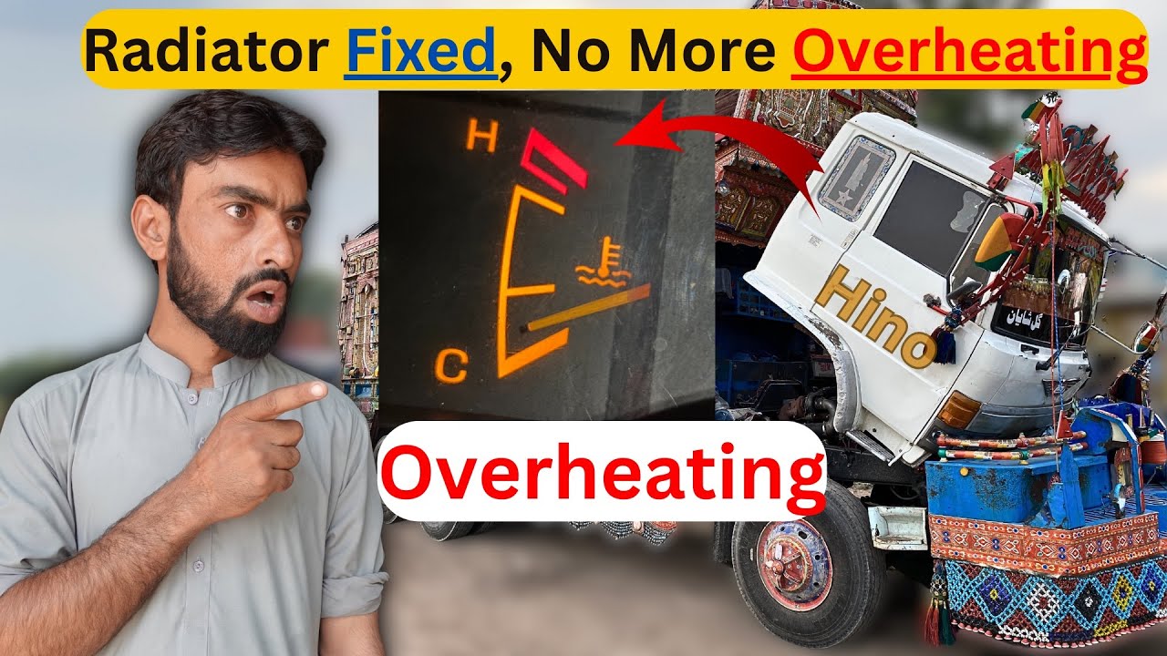 Truck Overheating Problem Fixed Hino HO7C 7D - YouTube