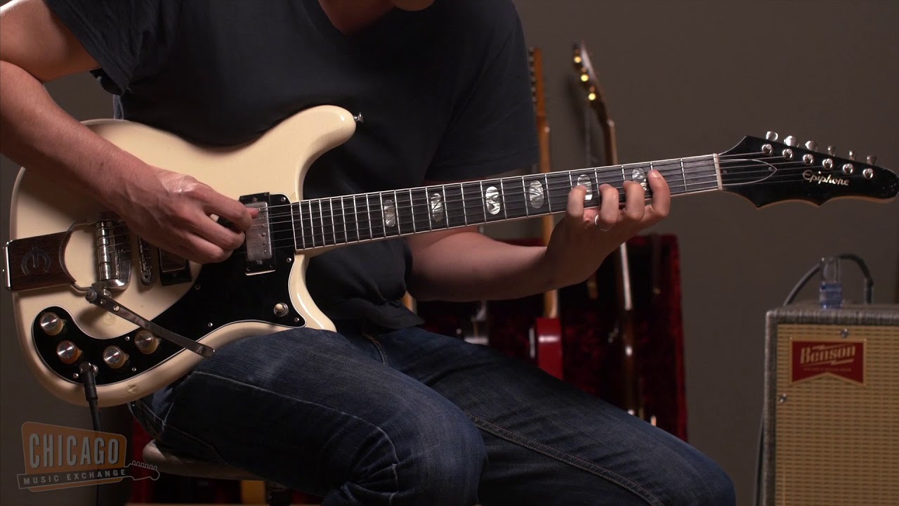 1965 Epiphone Crestwood Custom Polaris White | CME Quick Riffs | Simon ...
