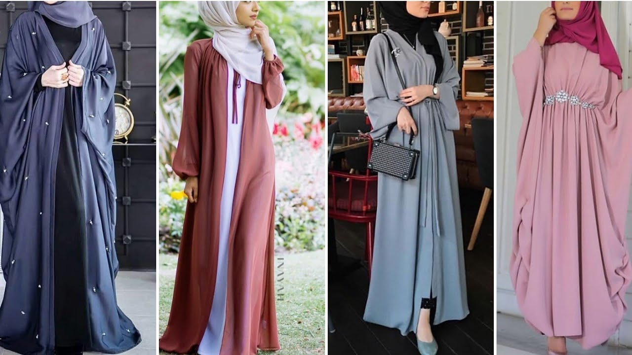 Latest Abaya designs /simple and stylish abaya design / New Burkha ...