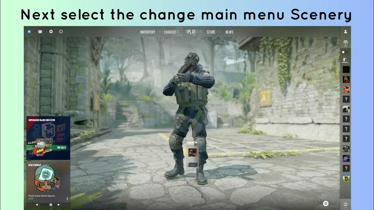 How to Change main menu Scenery in Counter Strike 2 CS2 - YouTube