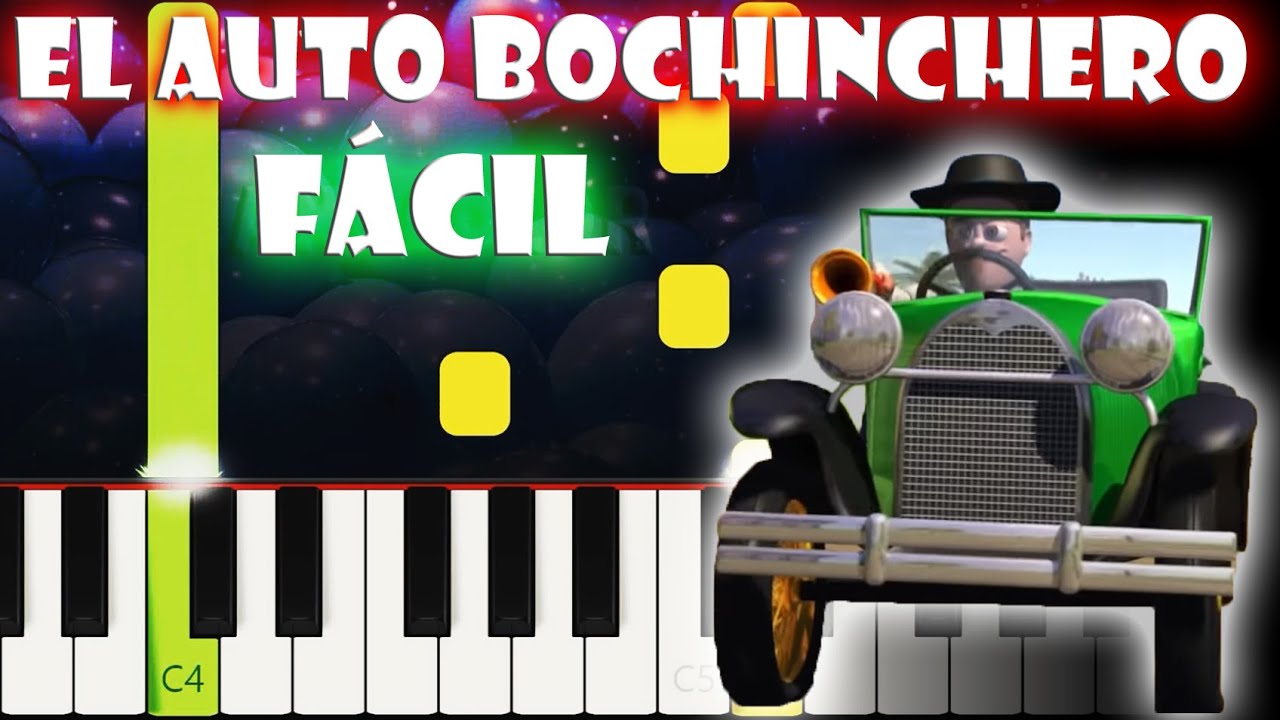 El Auto Bochinchero | Piano Tutorial FÁCIL | Cover | Karaoke - YouTube