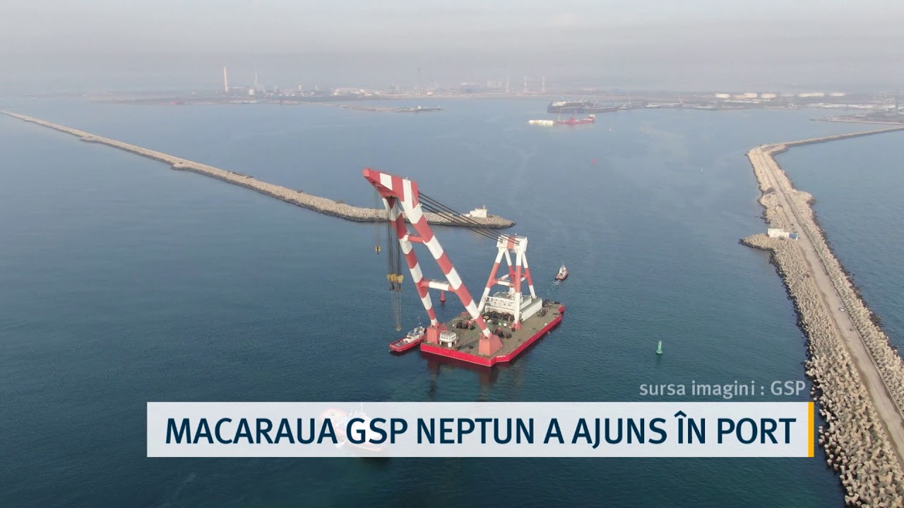 Macaraua GSP Neptun a ajuns în port - YouTube