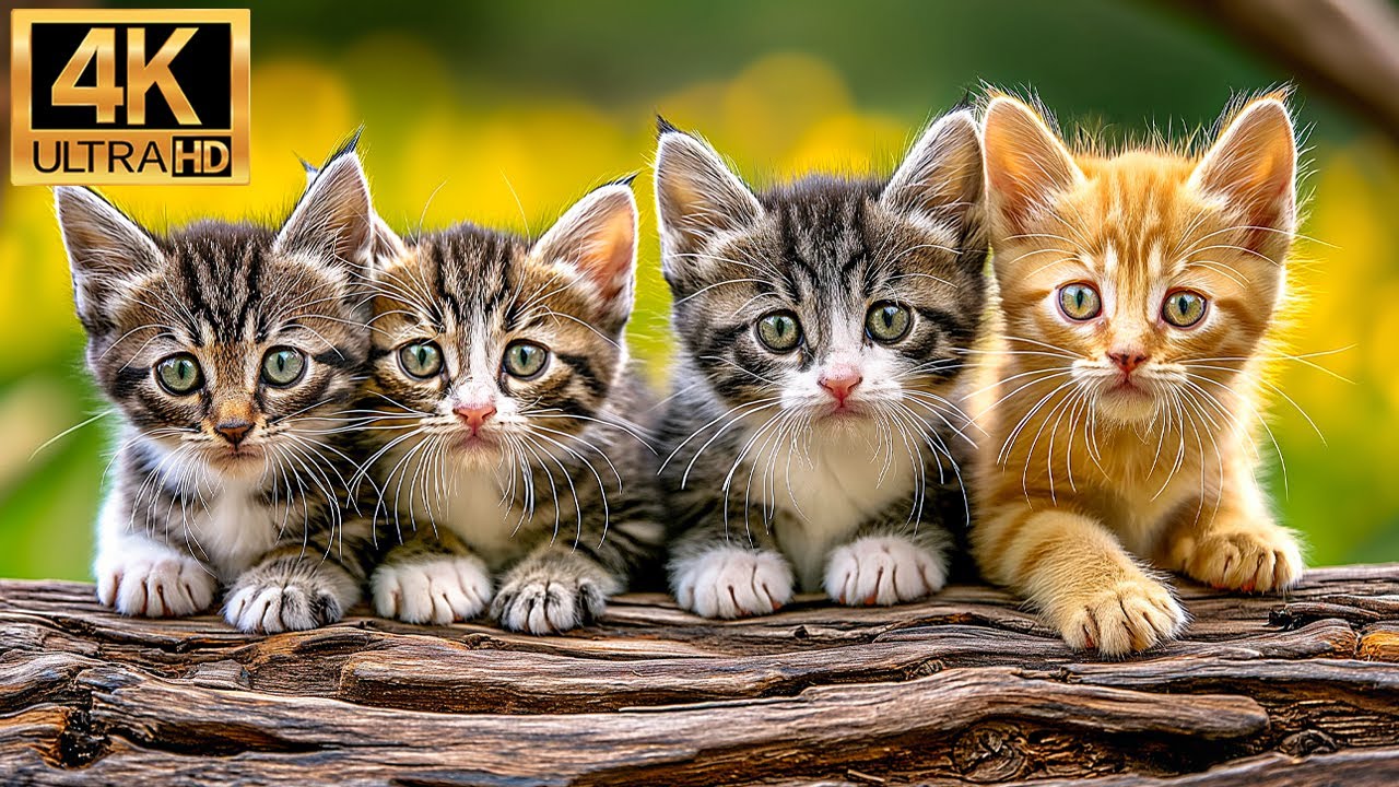 Baby Animals 4K | The world's most adorable moments of cute babies with ...