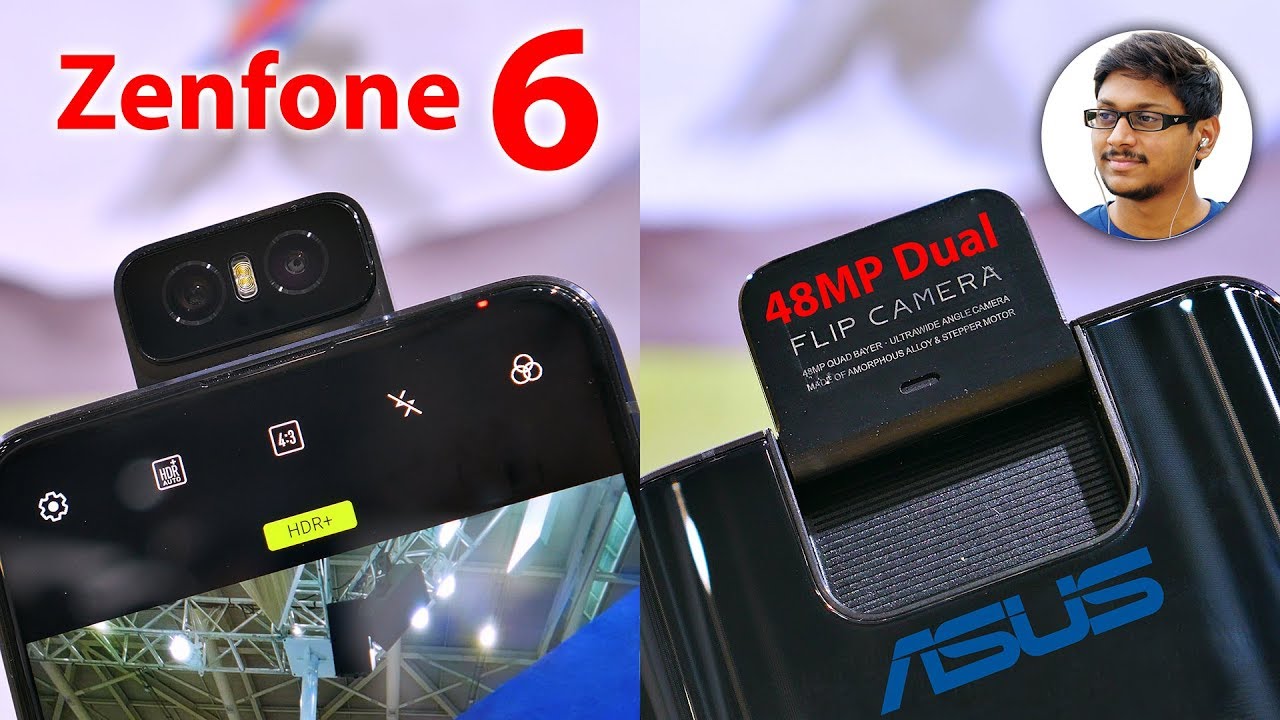 Asus Zenfone 6Z Hands on Review | The Insane 48MP Flip Camera Phone ...
