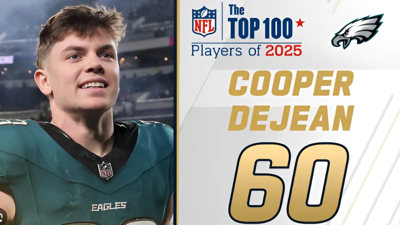 #60 Cooper Dean (CB, Eagles) NFL Top 100 Players of 2025 - YouTube