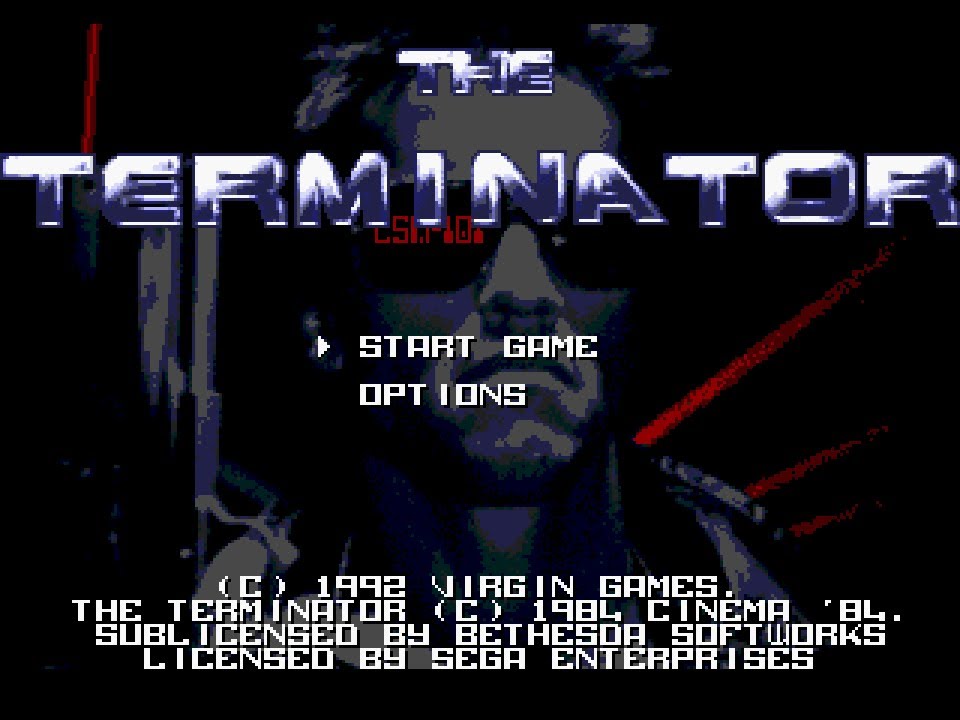 The Terminator Intro - Sega Megadrive-Genesis (HD) - YouTube
