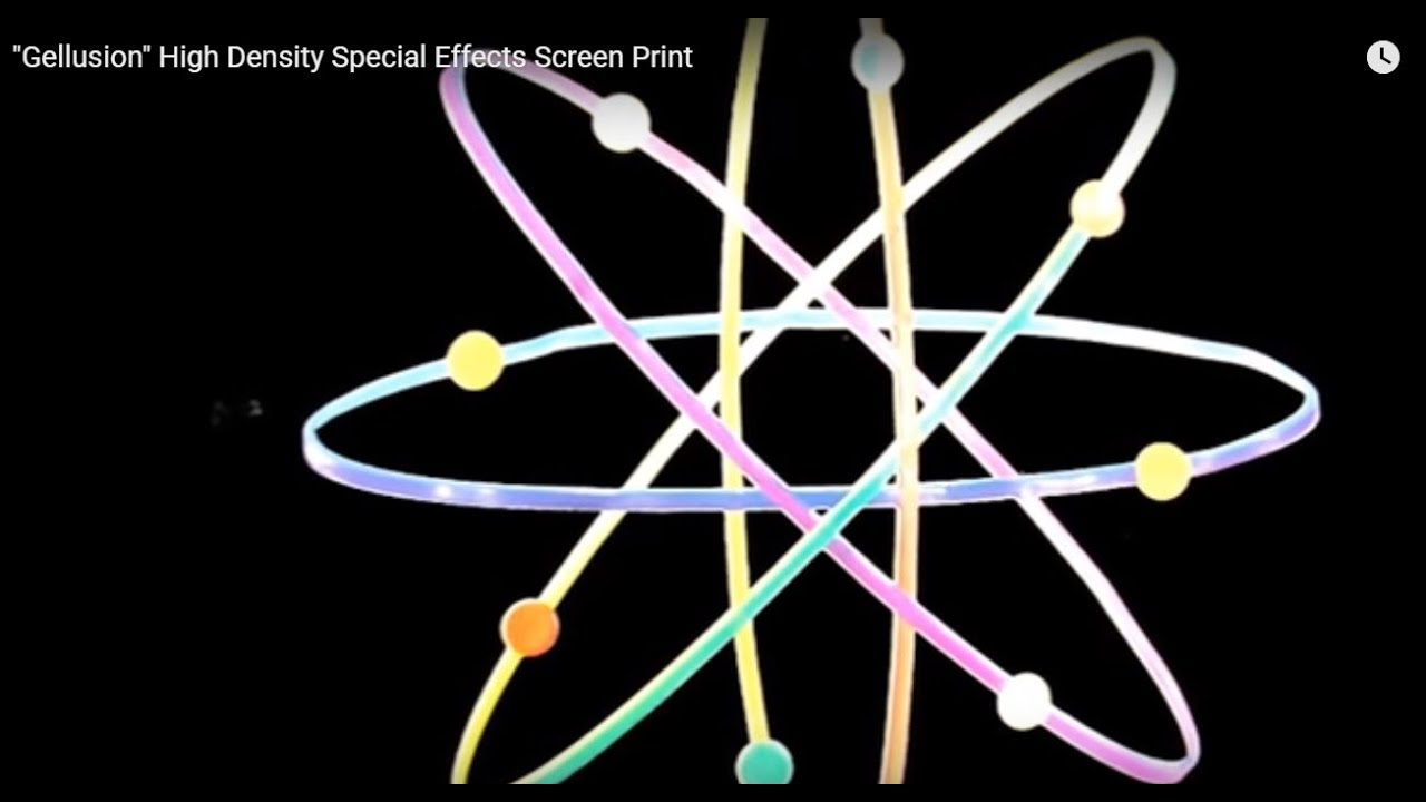 "Gellusion" High Density Special Effects Screen Print - YouTube
