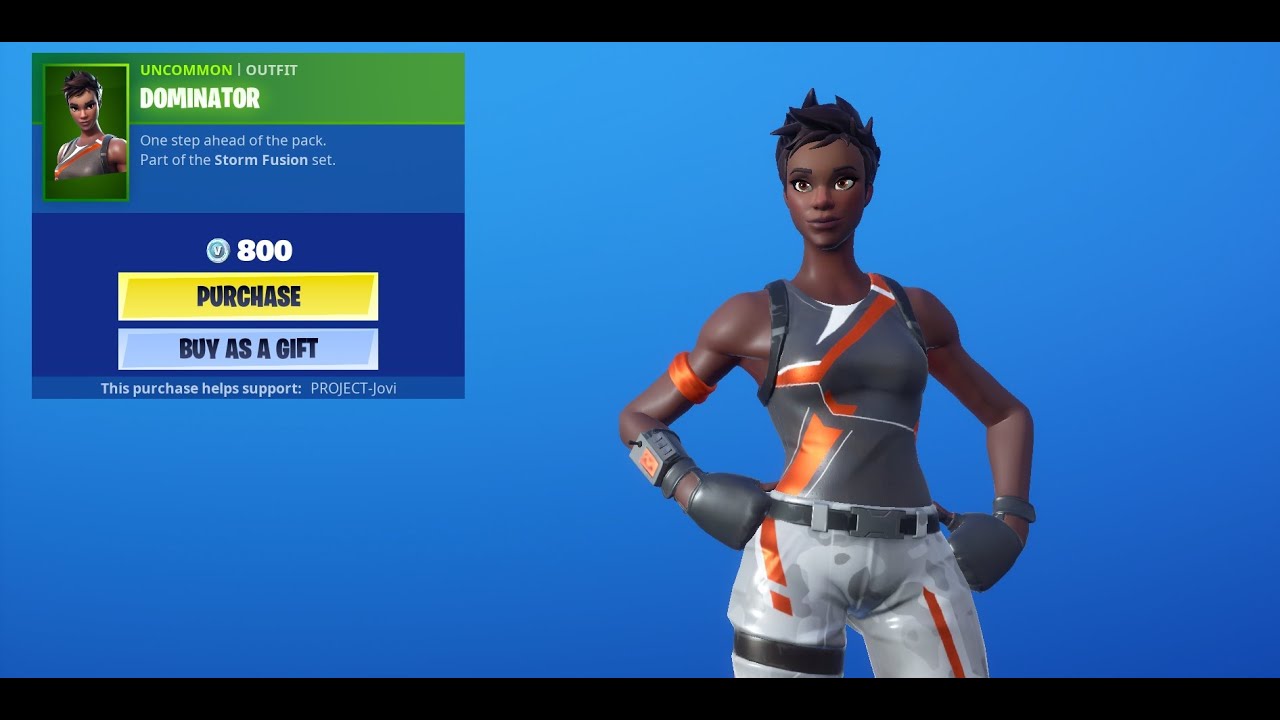 DOMINATOR - UNCOMMON | OUTFIT (Fortnite Skin) - YouTube