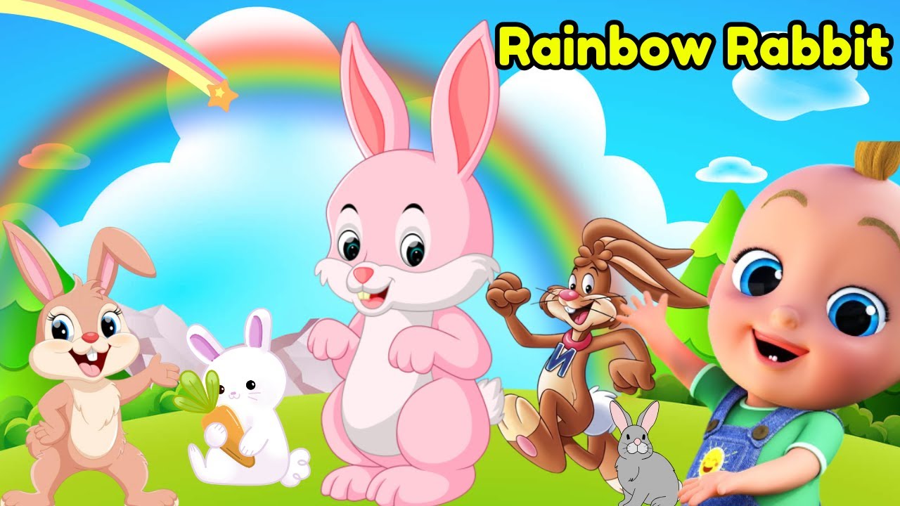 Rainbow Rabbit Song For Kids || Kids Song || Cocomelon Nursery Rhymes ...