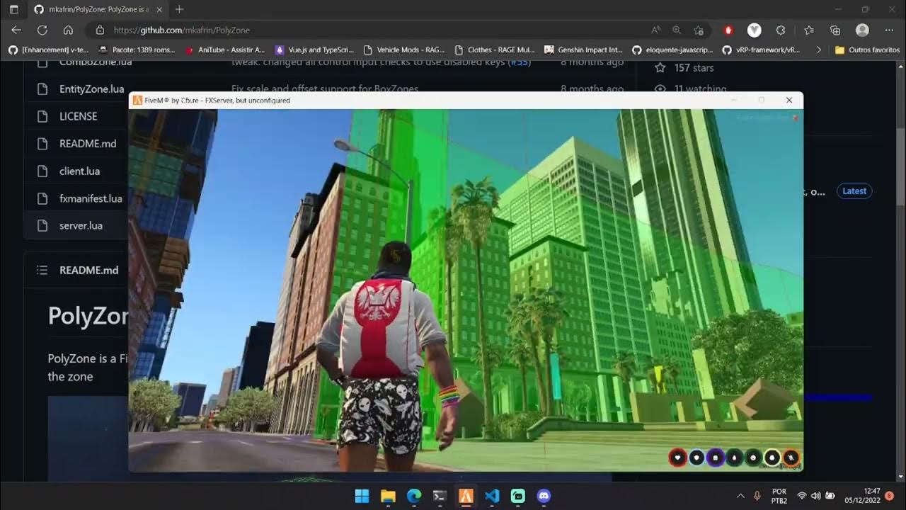 FiveM | Usando PolyZone | Criando Zona Safe - YouTube