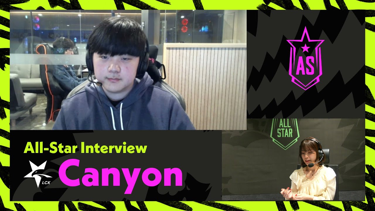 LCK : Canyon 인터뷰 | 12.19 | All-Star 2020 - YouTube