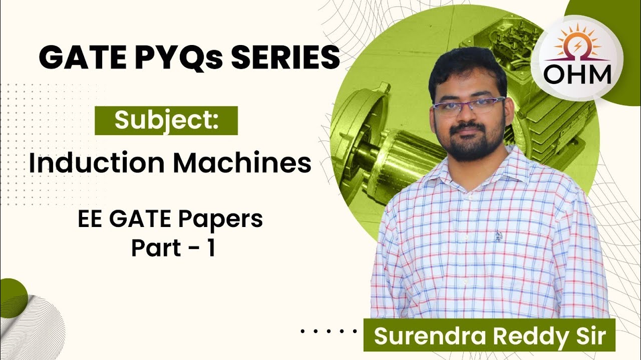 Induction Machines Gate Pyqs One Mark Questions Gate Revision Ohm Institute Gate