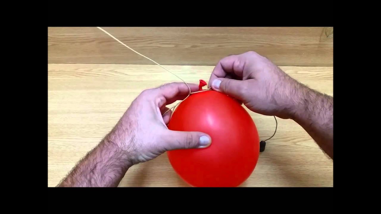 Balloon quick release knot - YouTube