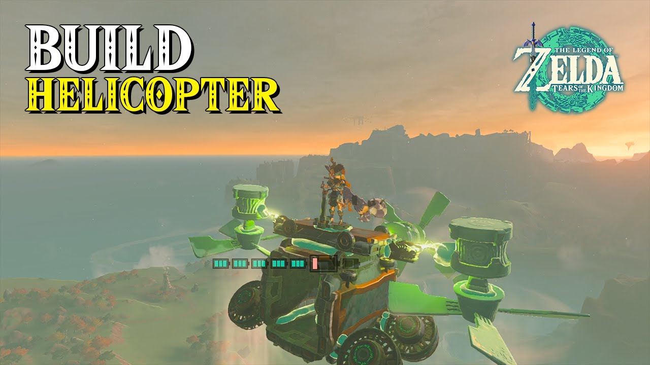 Black Hawk in TOTK - How To Build Helicopter in Tears Of The Kingdom ...