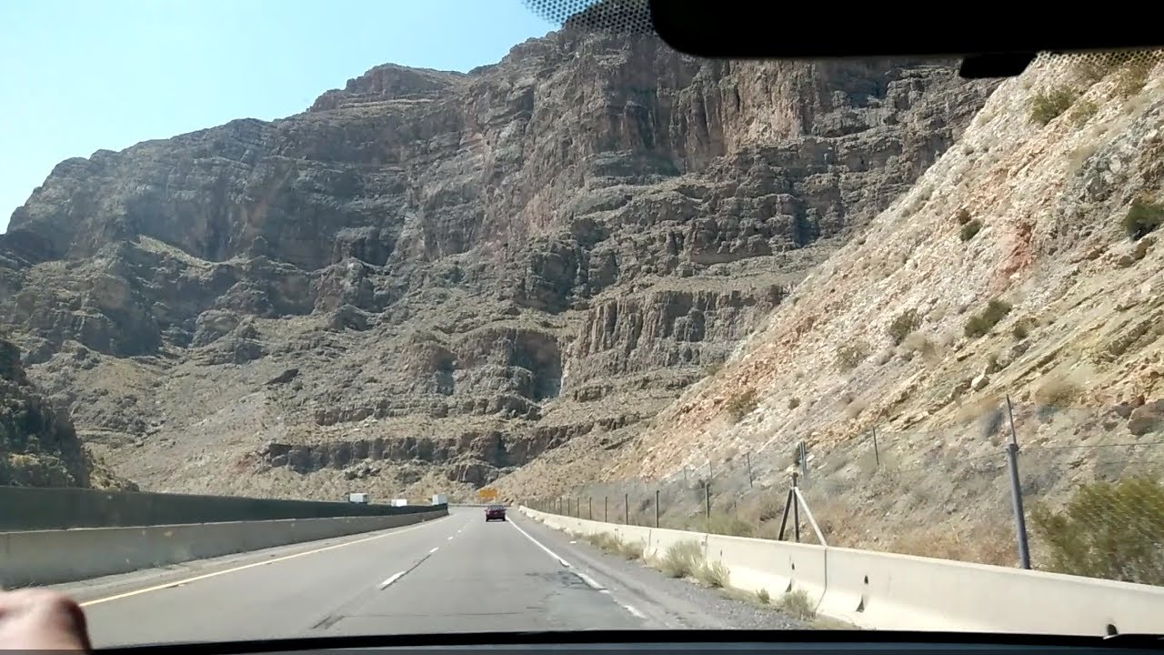 Scenic drive through the breathtaking Interstate 15- Virgin River Gorge ...