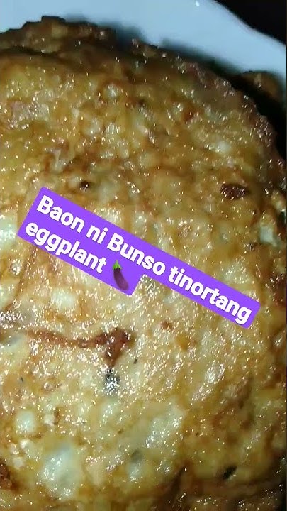 Baon Bunso Tinortang Eggplant 🍆 - YouTube