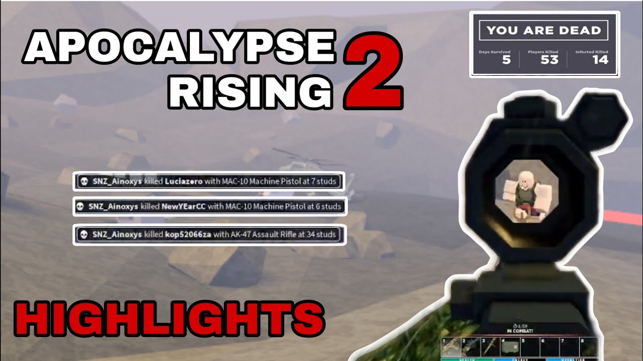 Highlights - Apocalypse Rising 2 (Roblox) - YouTube