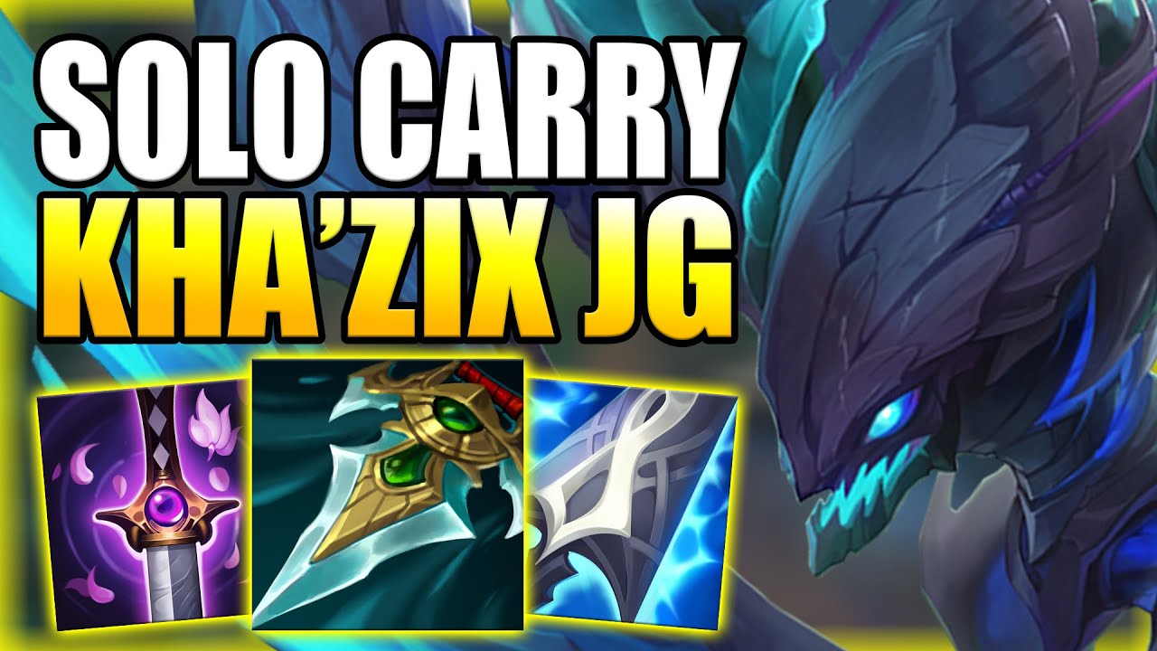 PRINT MONEY WITH KHA'ZIX JUNGLE TO EASILY SOLO CARRY! Best Build/Runes ...