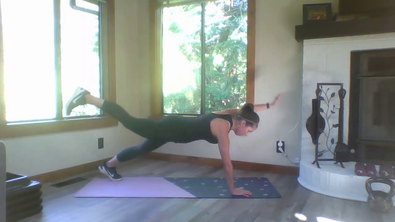 Plank with Alternating Arm and Leg Raises - YouTube