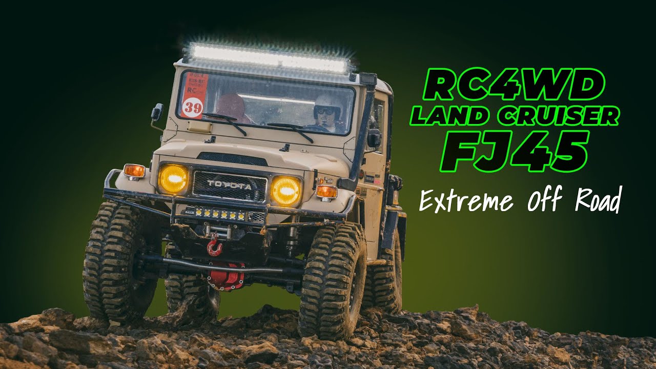 Rc Crawler Toyota Land Cruiser FJ45 Off-Road Diving 4x4 Rc Car - YouTube