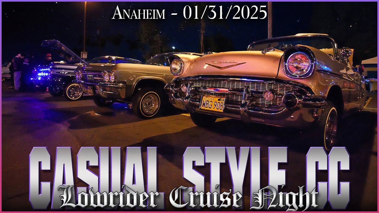 Casual Style Car Club Lowrider Show 2025 🔥 Anaheim, CA | Custom ...