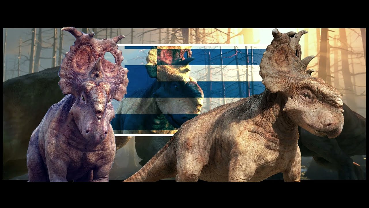 Walking with Dinosaurs - Patchi vs Scowler (Greek) - YouTube