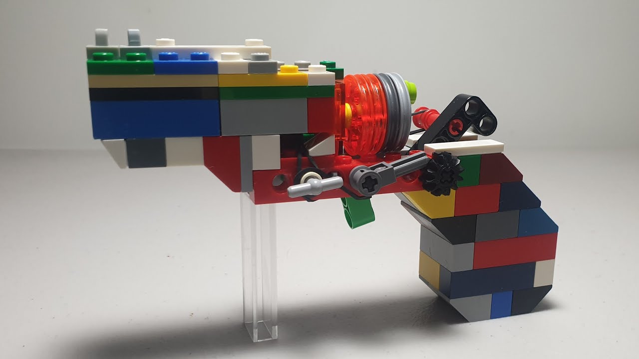 Working Lego Single-action Revolver! - YouTube