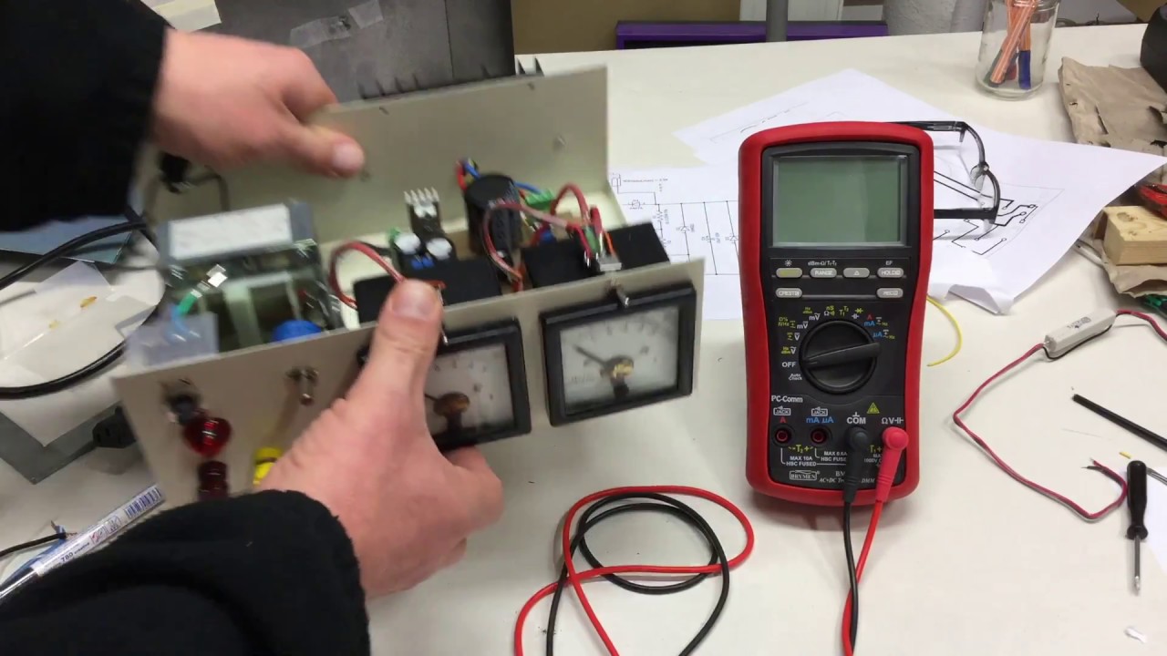 Small Project: 35+ Year Old Self-Made Power Supply Revamp (2) - YouTube