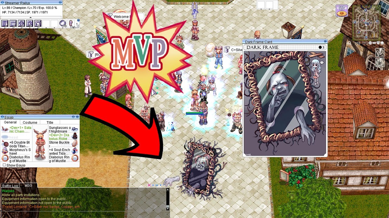 Ragnarok Online PreRenewal Champion // Farm - Dark Frame Card ...