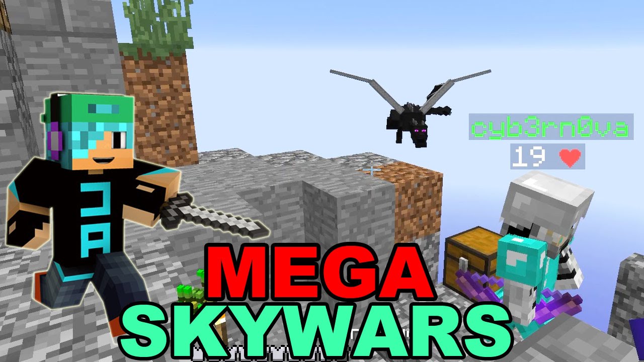 Mega Skywars on Hypixel with Cybernova - YouTube