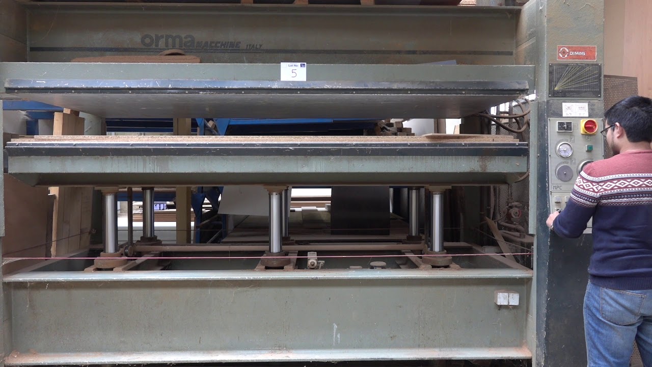 Lot 5: Orma Machine Hydraulic Plating Press - YouTube