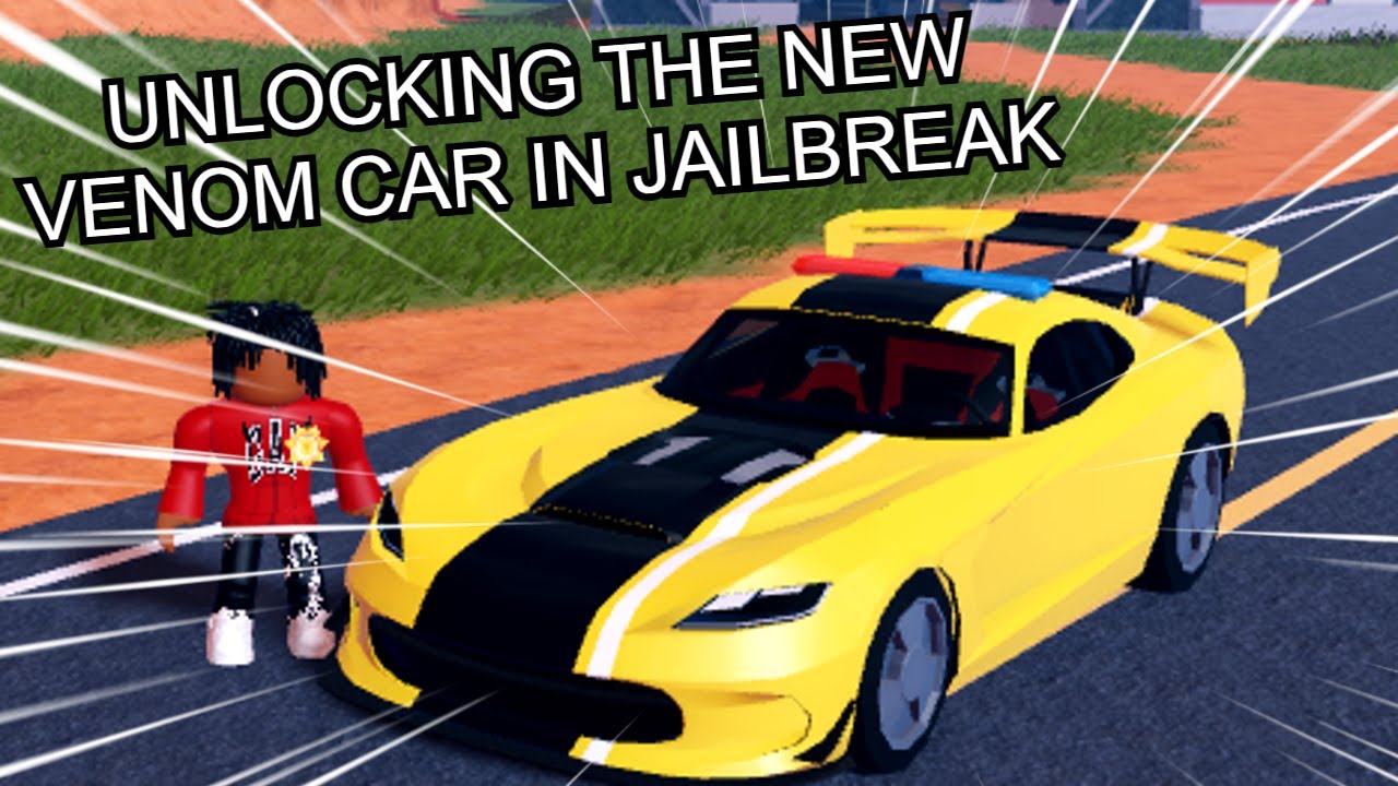 Unlocking the NEW VENOM CAR IN ROBLOX JAILBREAK!!! 🔴🔴 - YouTube
