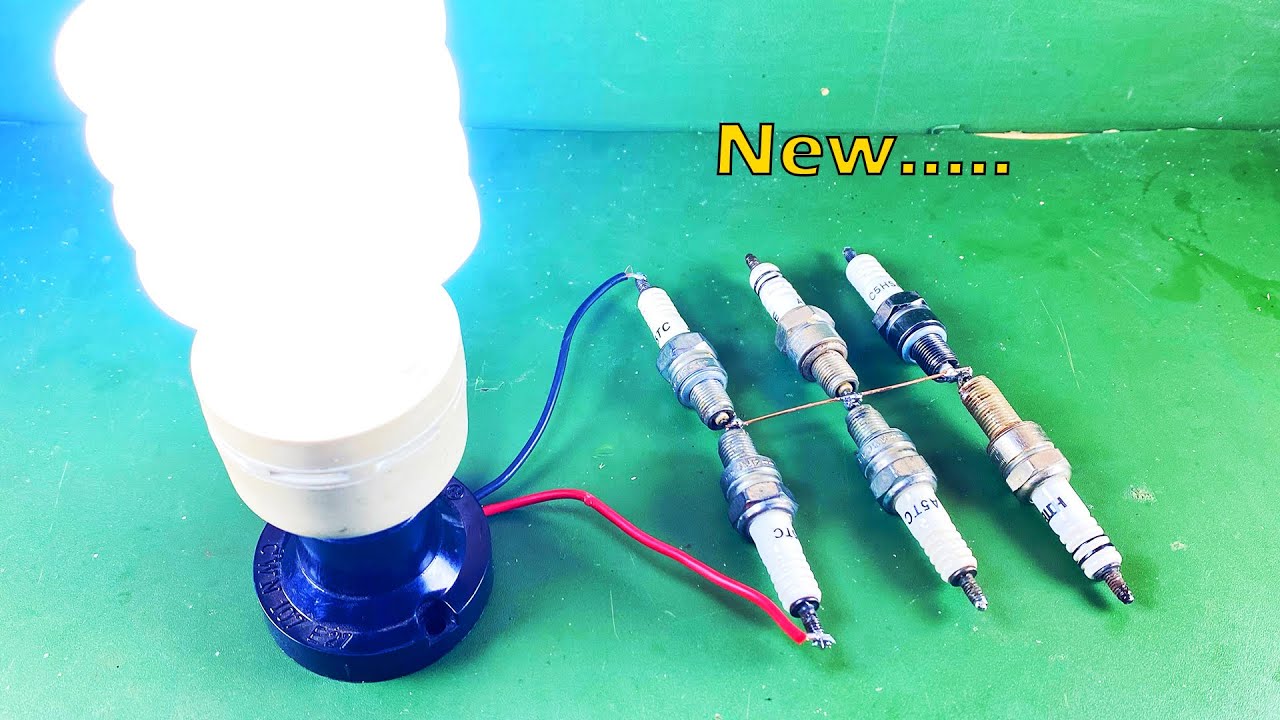 Awesome Free Energy Using By Spark Plug 100% - YouTube