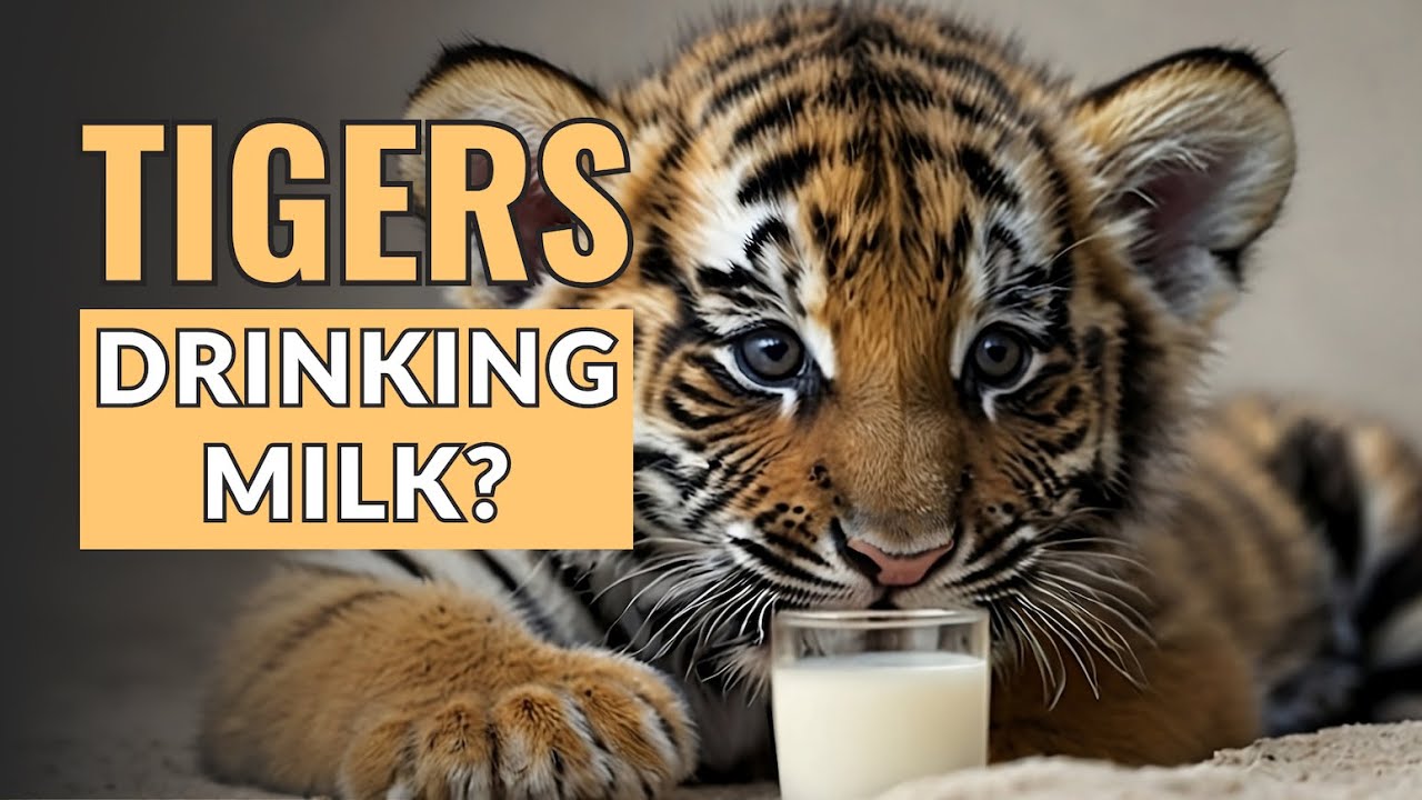 🐯🍼 Tigers Drinking Milk from Bottles? Adorable Compilation - YouTube
