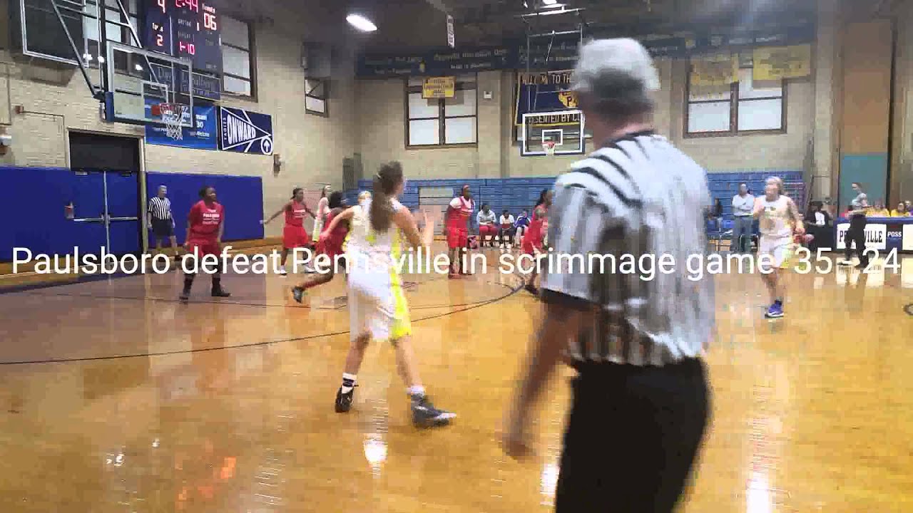 Paulsboro Lady Red Raiders defeat Pennsville - YouTube