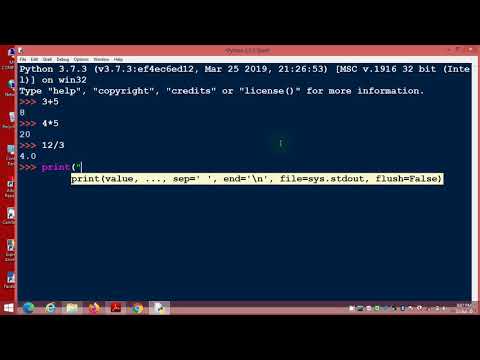 HOW TO USE PYTHON IDLE FOR CLASS 11 IP BY DHIRENDRA SIR SHANTI DHAM ...