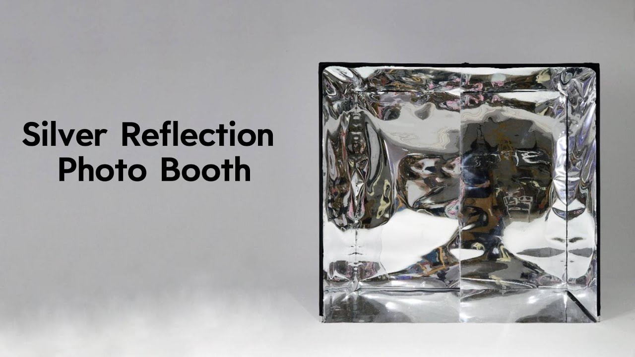 Silver Reflection Photo Booth for Party & Events Photobox - YouTube