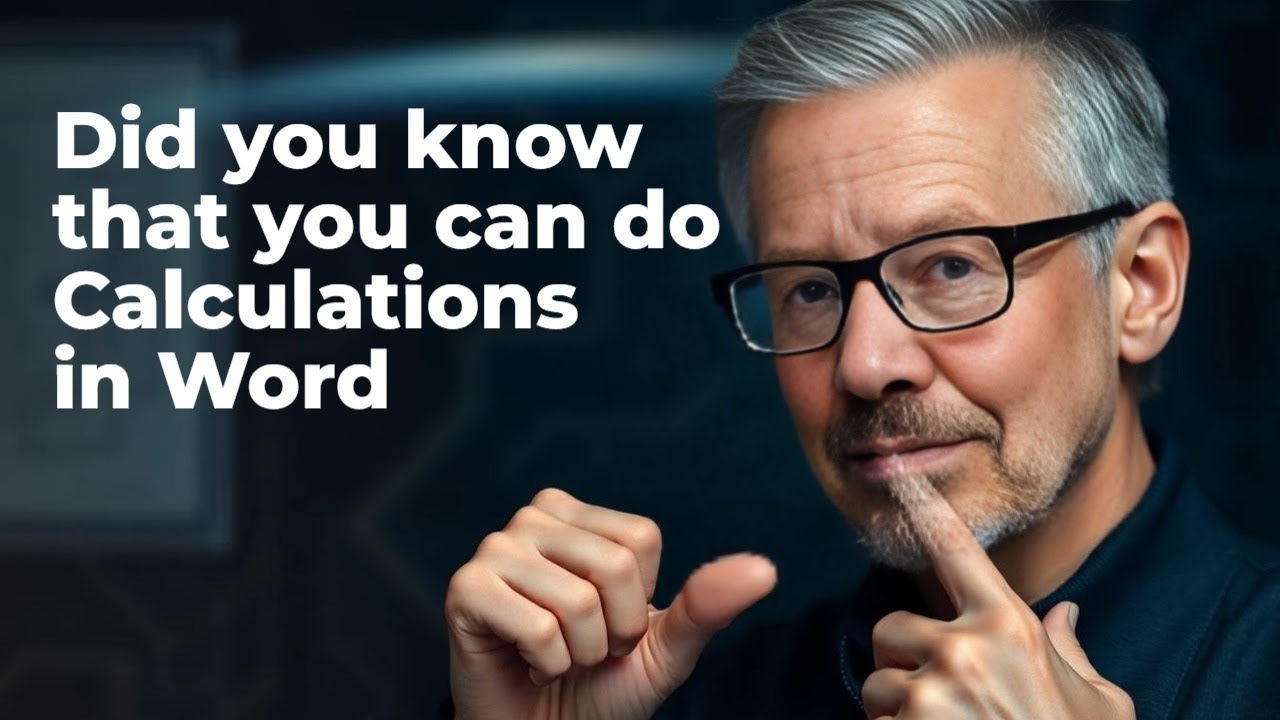 Can You Do MATH in Microsoft Word? - YouTube