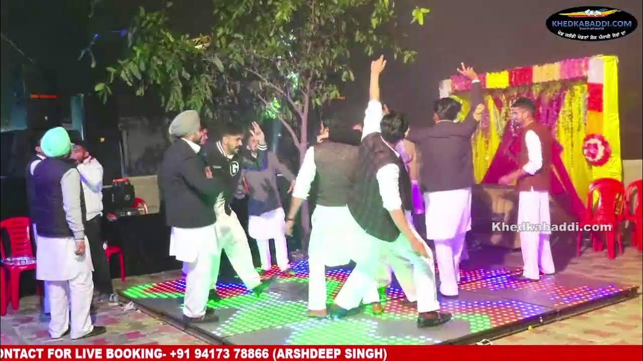 JAGO & LADIES SANGEET LIVE FROM GURU KI DHAB 10 JAN 2022-KHEDKABADDI.COM - YouTube