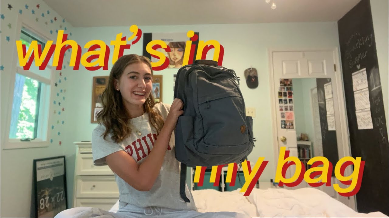 packing my backpack for the 2025 school year!!! - YouTube