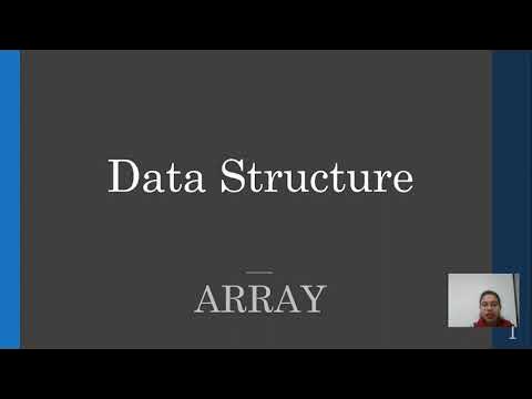 Data Structures Array - YouTube