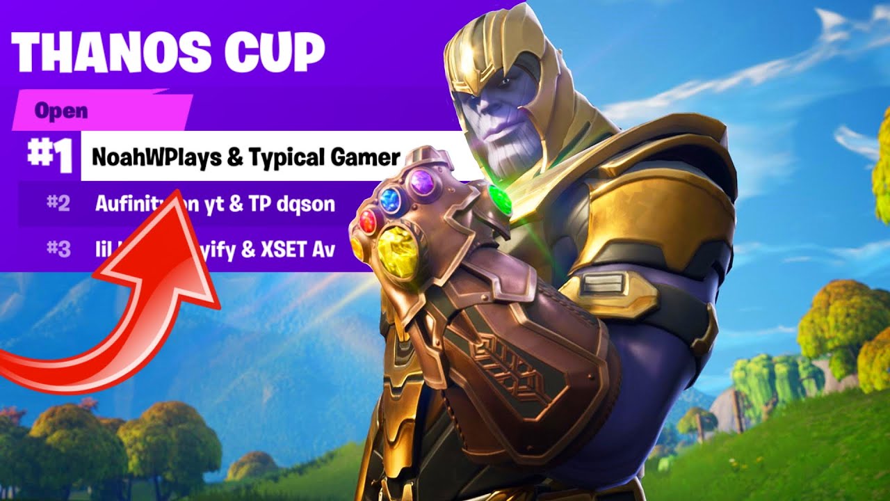 Typical Gamer and I *DOMINATED* The Thanos Cup! (Fortnite) - YouTube